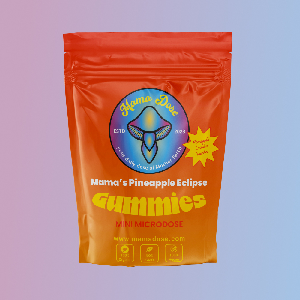 Pineapple Mushroom Gummies 100mg | Refreshing & Balanced Microdose