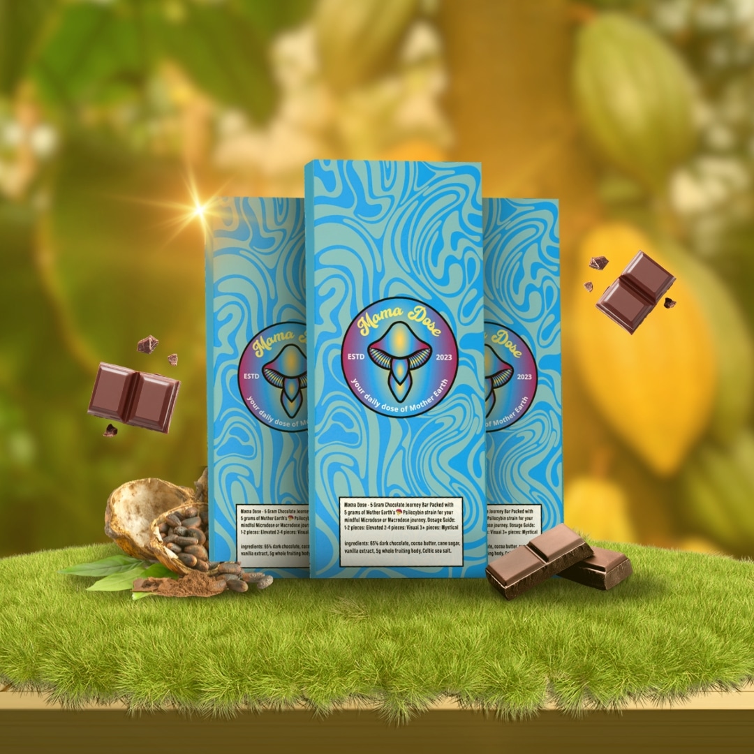 Mama's 5g Chocolate Macrodose Journey Bar - Mamadose